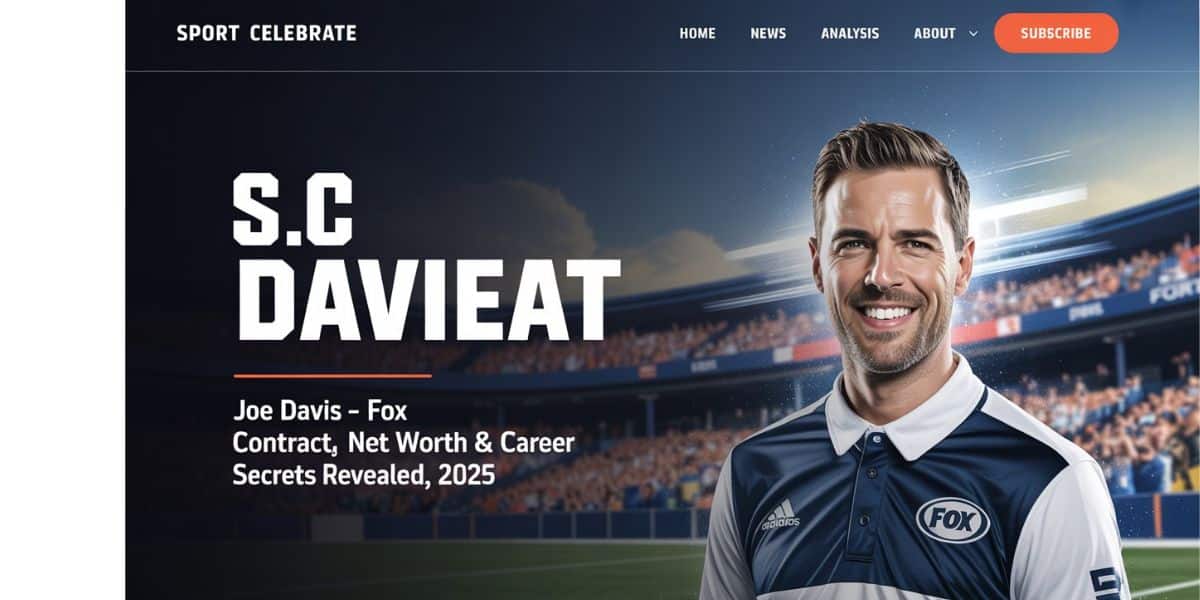 Joe Davis – FOX Contract, Net Worth & Career Secrets